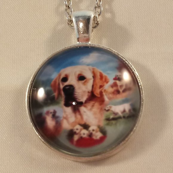 Kristy's Jewels | Jewelry | Silver Dog Lab Labrador Dog Cabochon ...